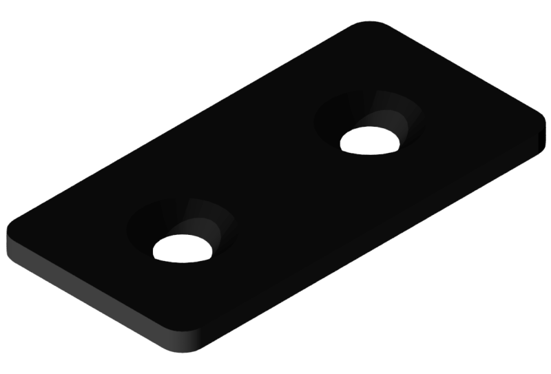 Lasche 8 40, schwarz