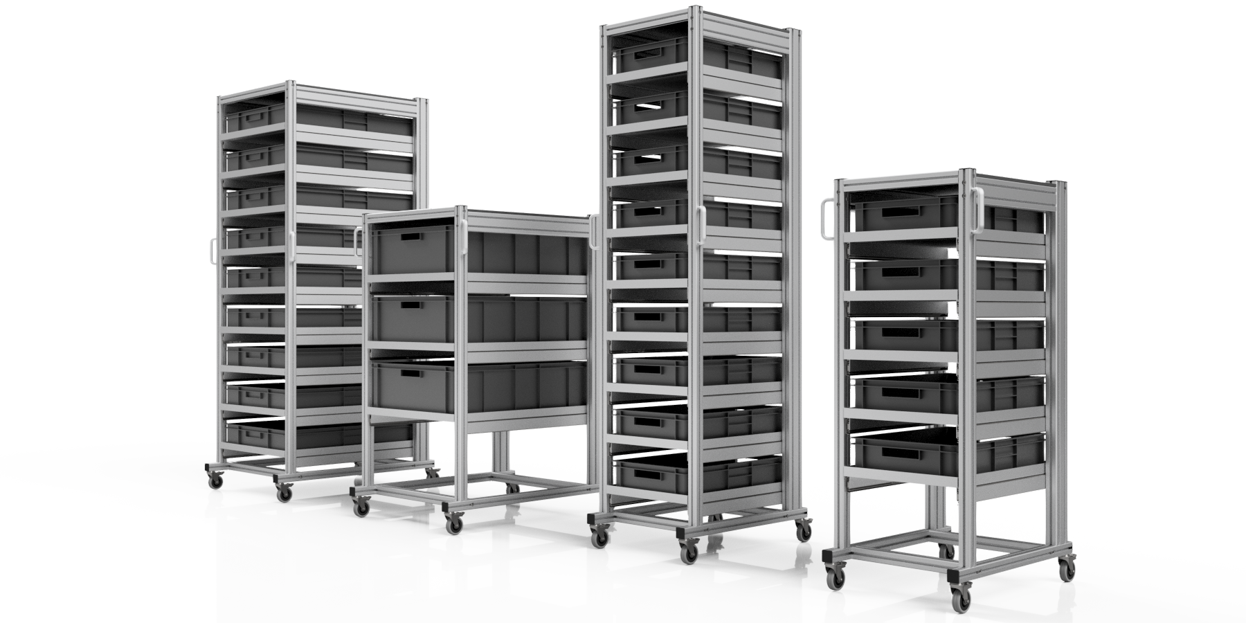 System trolleys for Euro containers | Efficient logistics solutions ...