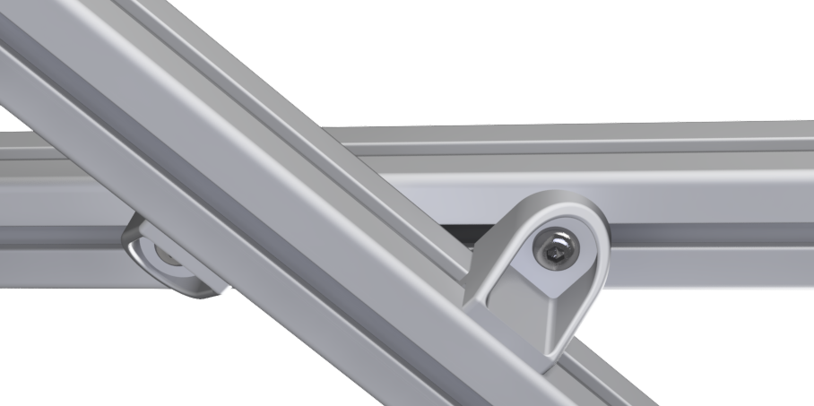 Connections of intersecting profiles | Flexible aluminum profile solutions