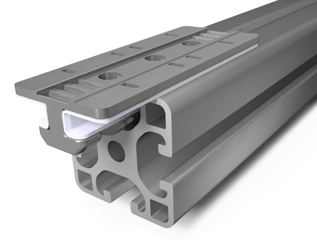 Glides and castors for aluminum profile systems | maunsystem