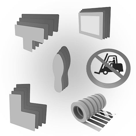 Floor markings for warehouse & production | Efficient solutions