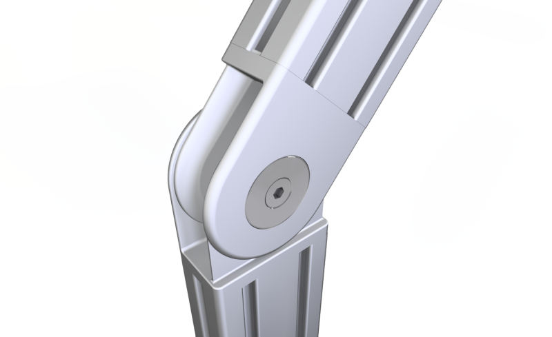 Angled connections | Flexible profile connectors | maunsystem